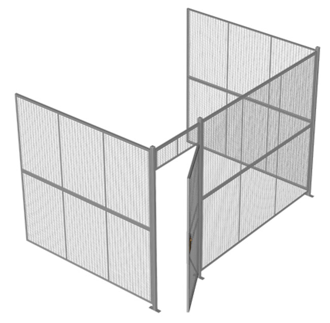 Woven Wire Security Cages