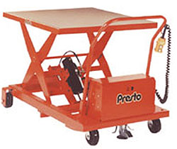 Portable Electric Lift Tables - Mobile Electric Lifts